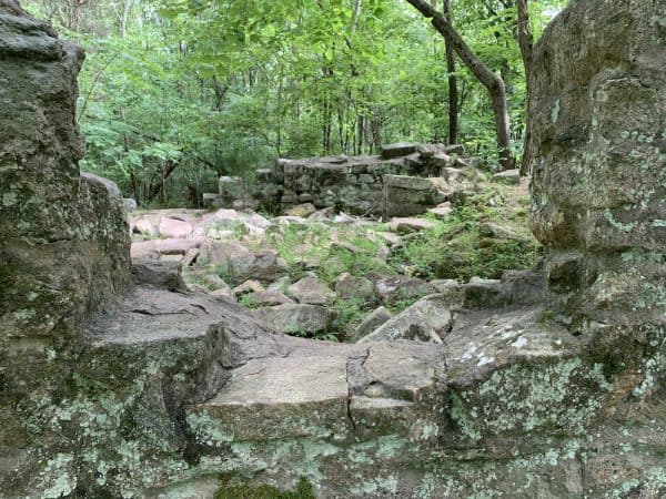 Hike through the woods to another time - the Robinson Rock House ruins ...