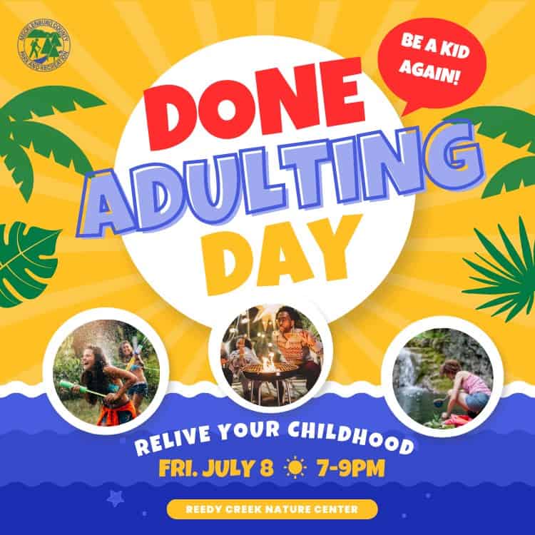 "Done Adulting Day" at Reedy Creek Nature Center July 8 - Charlotte On ...