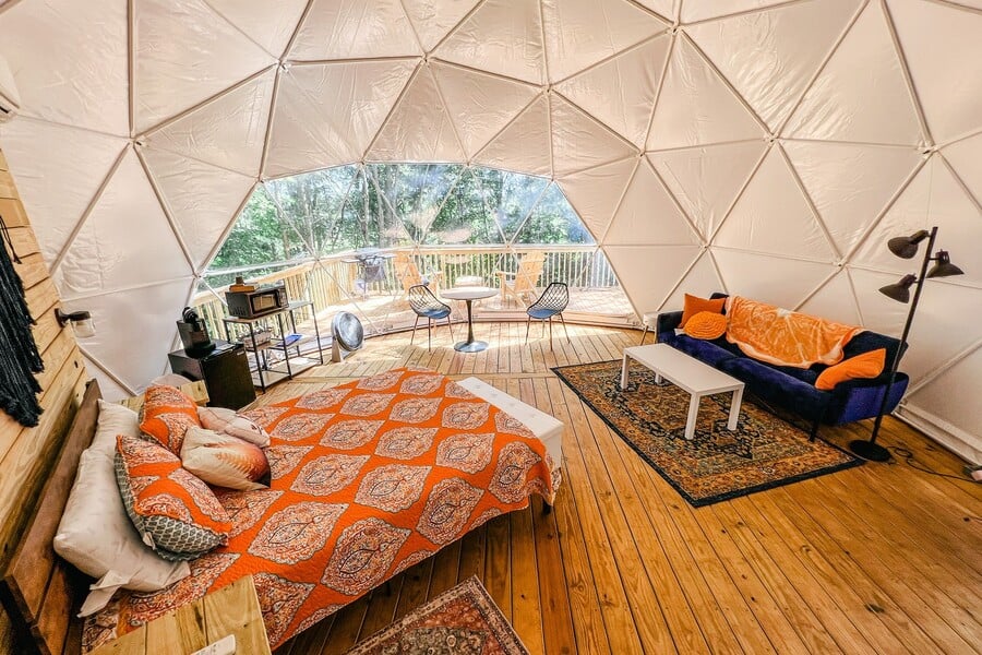 Spring/summer special on glamping domes at new campground near Boiling ...