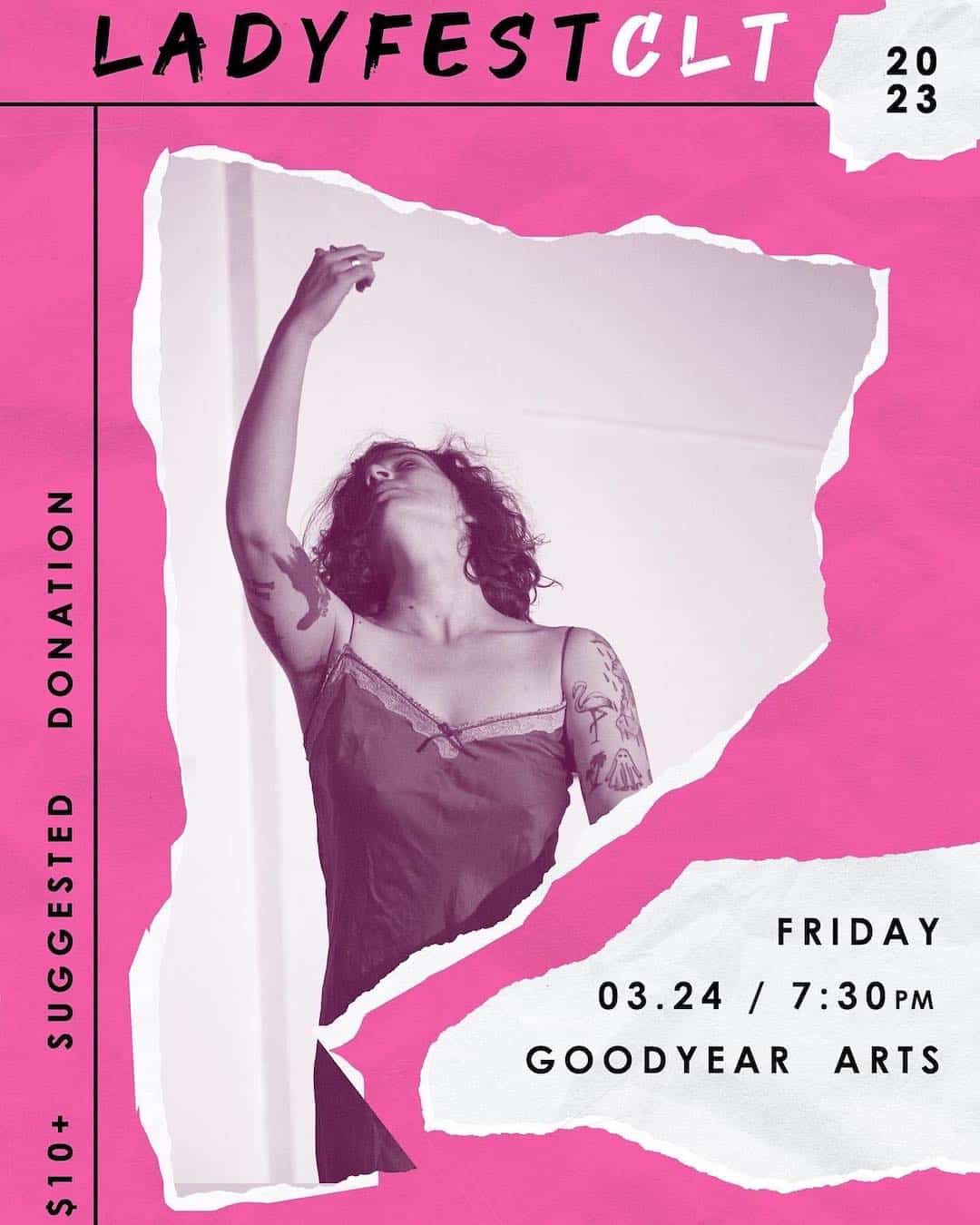 ladyfestCLT at Goodyear Arts March 24 - Charlotte On The Cheap