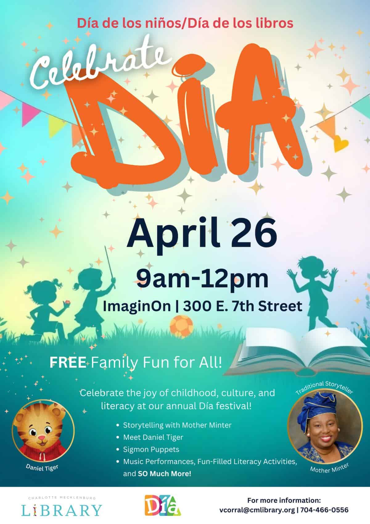 Día de los niños / Día de los libros at ImaginOn - storytelling, music ...