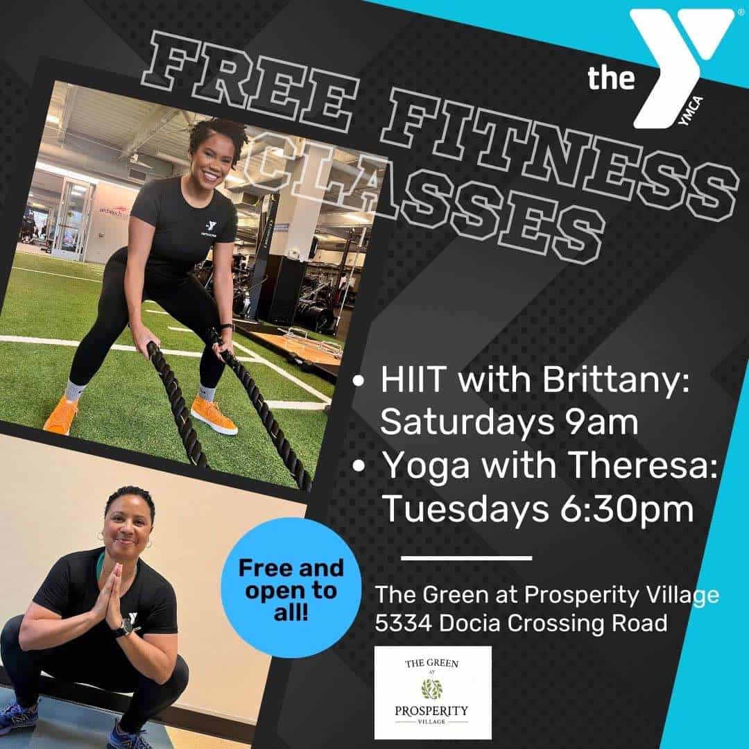 Free Fitness Classes on the Green at Prosperity Village - HIIT and Yoga ...