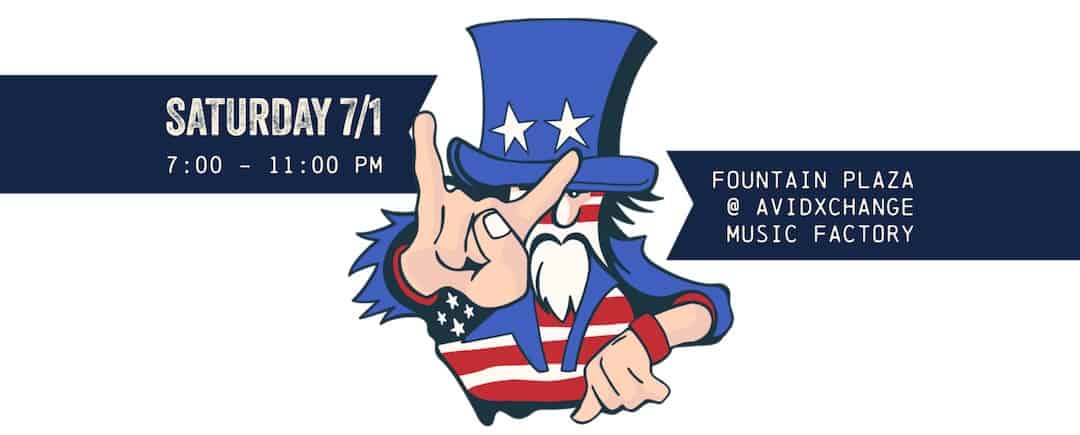 Uncle Sam Jam at AvidXchange Music Factory - Charlotte On The Cheap