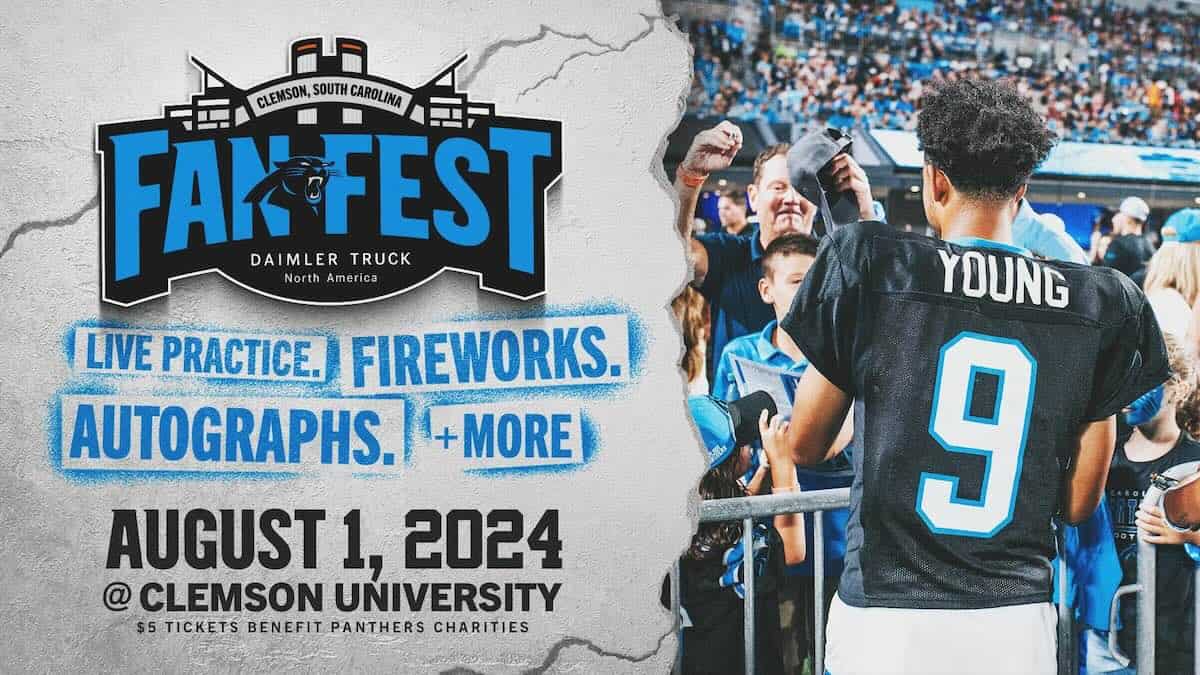 Panthers Fan Fest at Clemson University this year - Charlotte On The Cheap