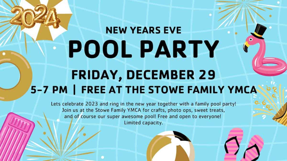 Free New Year's Eve Pool Party at Stowe Family YMCA - Charlotte On The ...