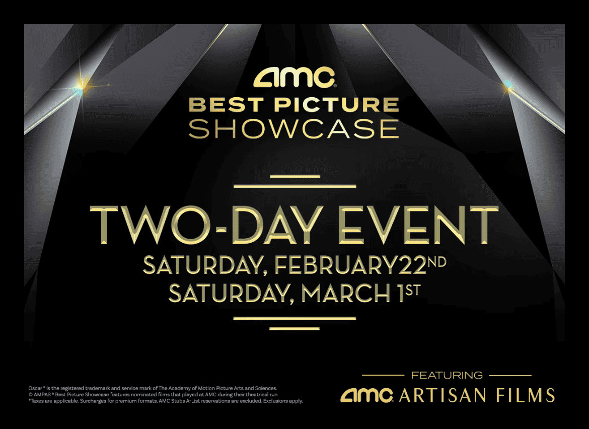 AMC Best Picture Showcase Two-Day Marathon - Charlotte On The Cheap