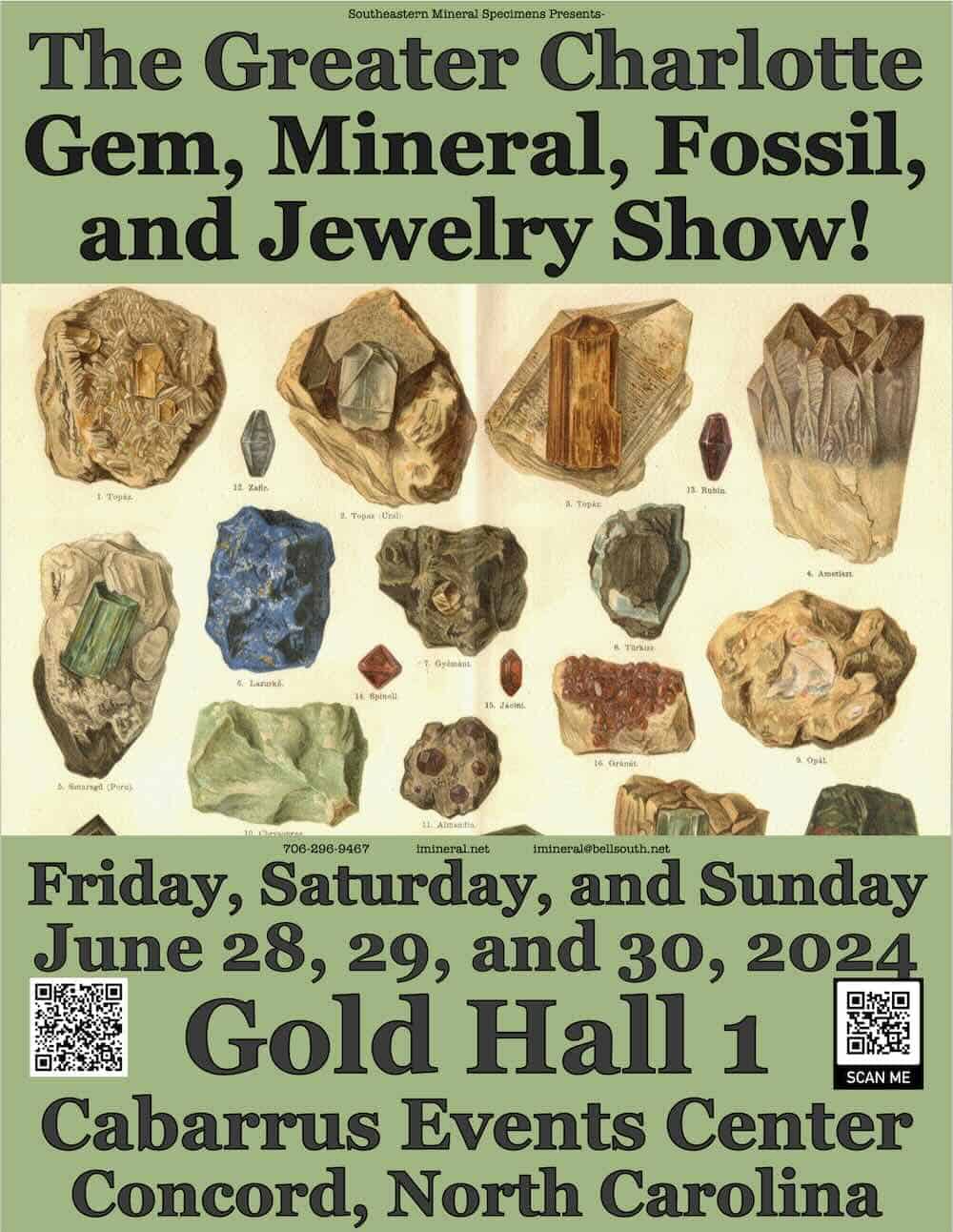 The Greater Charlotte Gem, Mineral, Fossil, and Jewelry Show June 28-30 ...