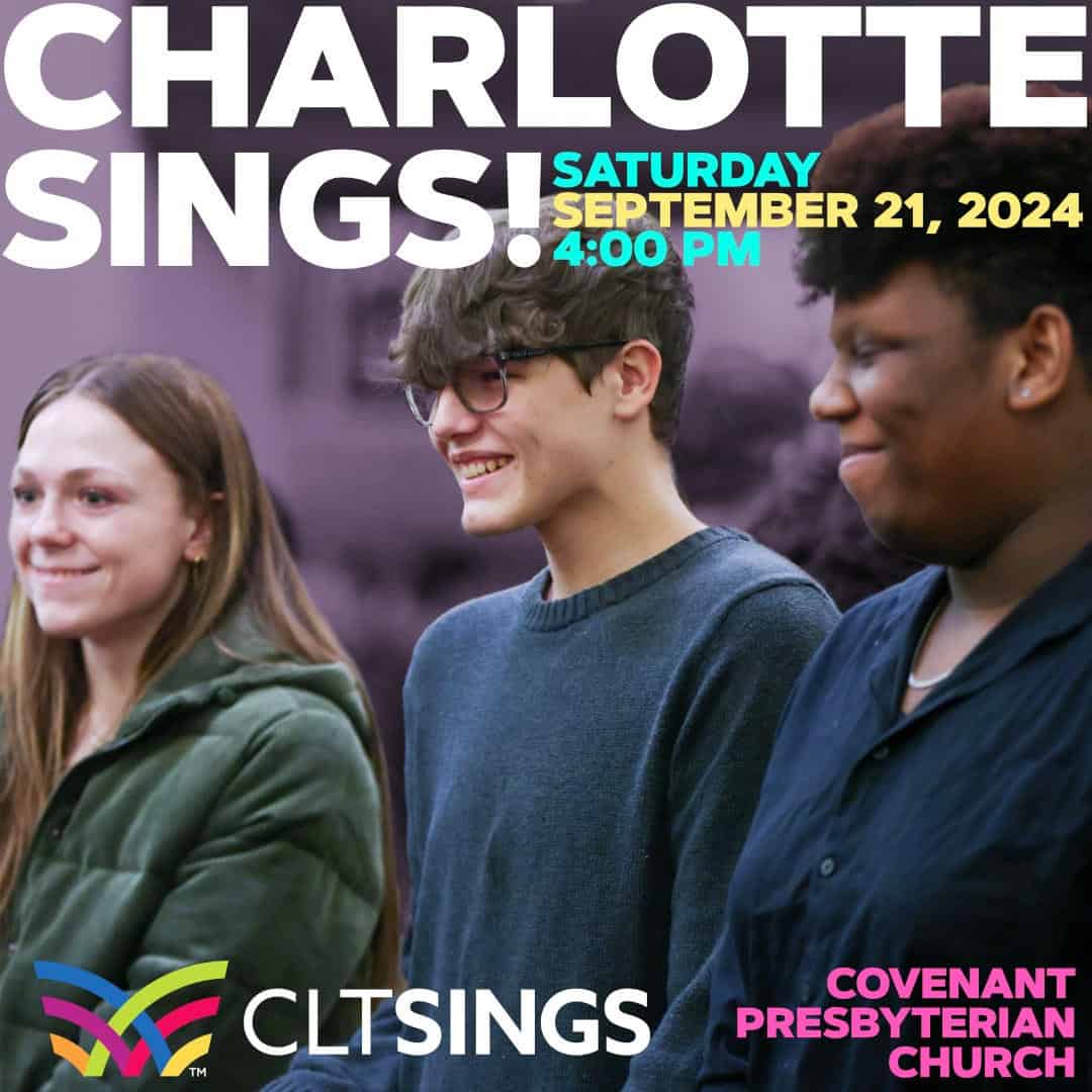 Charlotte Sings! Free Community Concert Sept. 21 - Charlotte On The Cheap