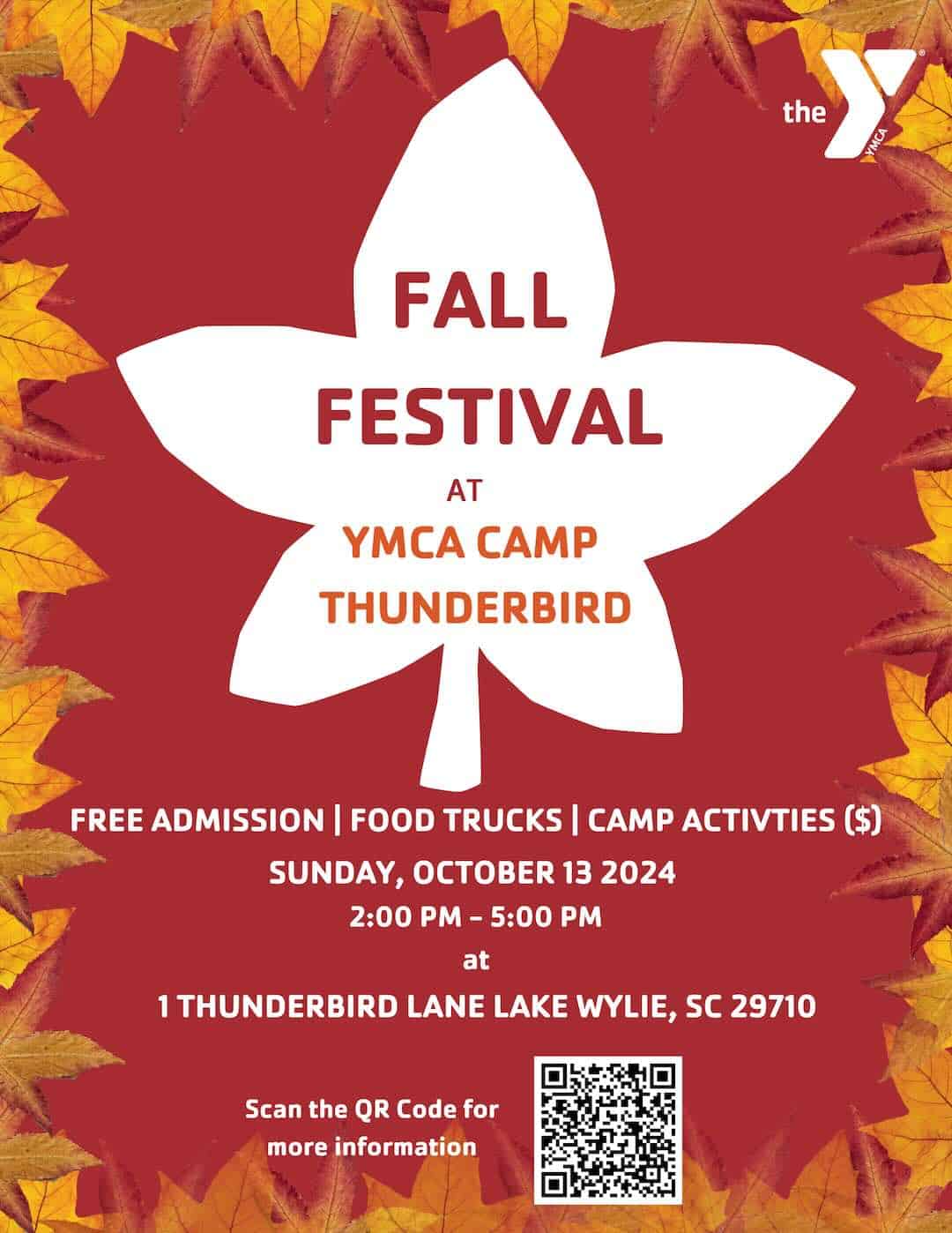 Fall Festival at Camp Thunderbird Oct. 13 - Charlotte On The Cheap