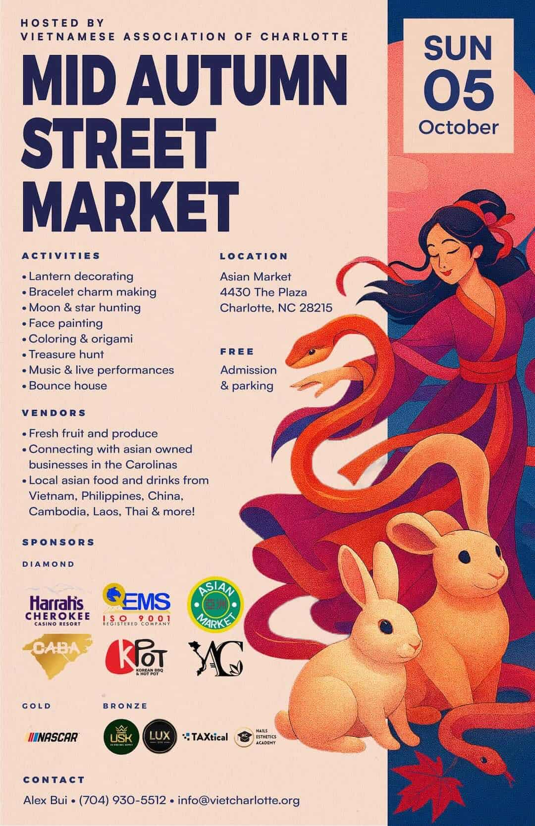 Mid-Autumn Street Market at Asian Market Oct. 5 - Charlotte On The Cheap