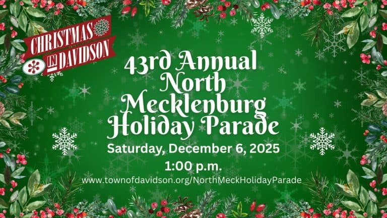 43rd Annual North Mecklenburg Holiday Parade Dec 6 - Charlotte On The Cheap