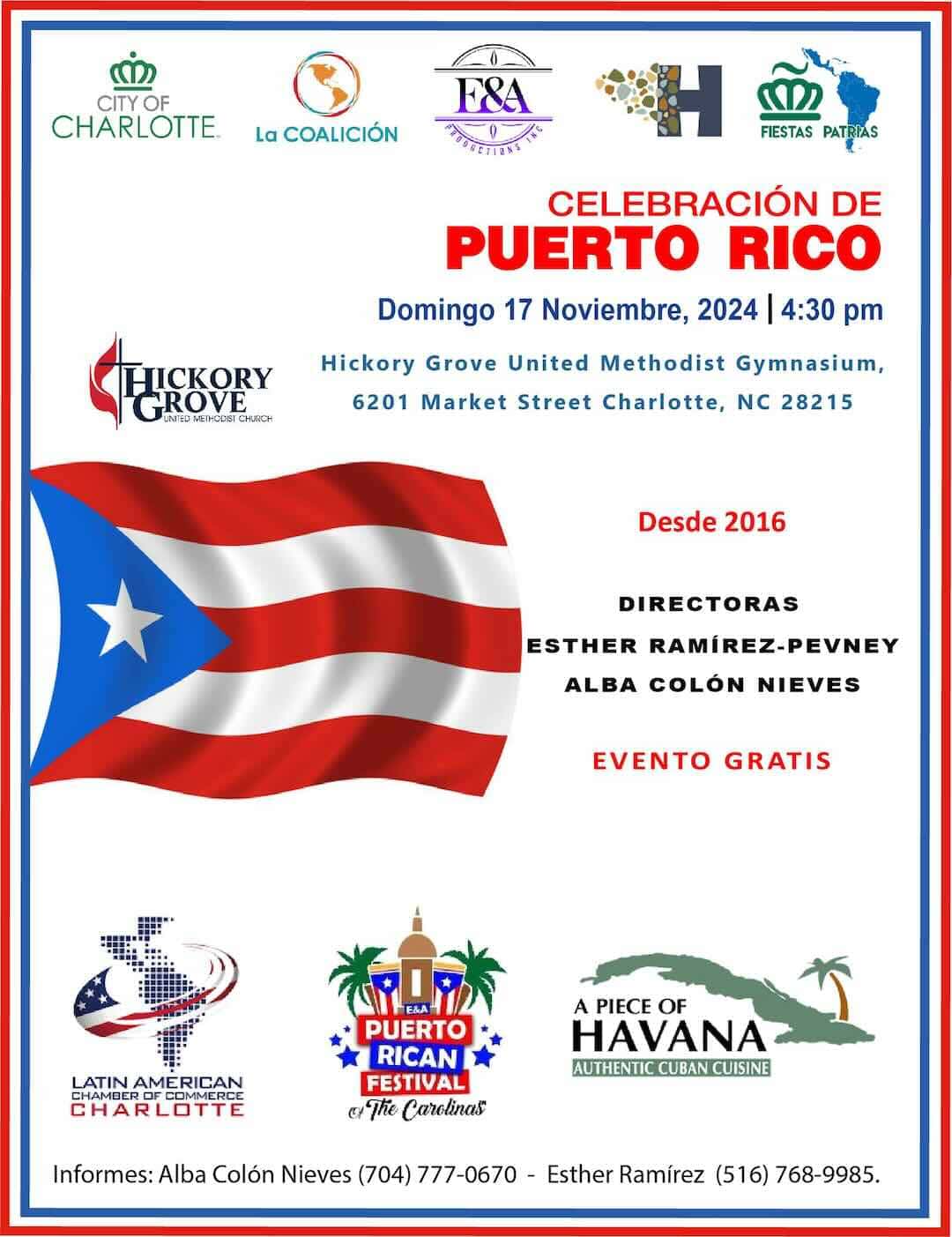 Celebration of Puerto Rico Nov. 17 - Charlotte On The Cheap