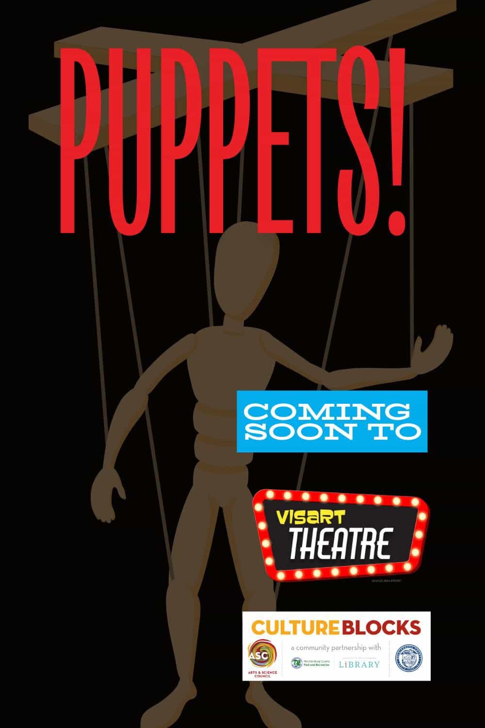 Free Giant Puppet Creation Workshop at VisArt Video Jan. 26 - Charlotte ...