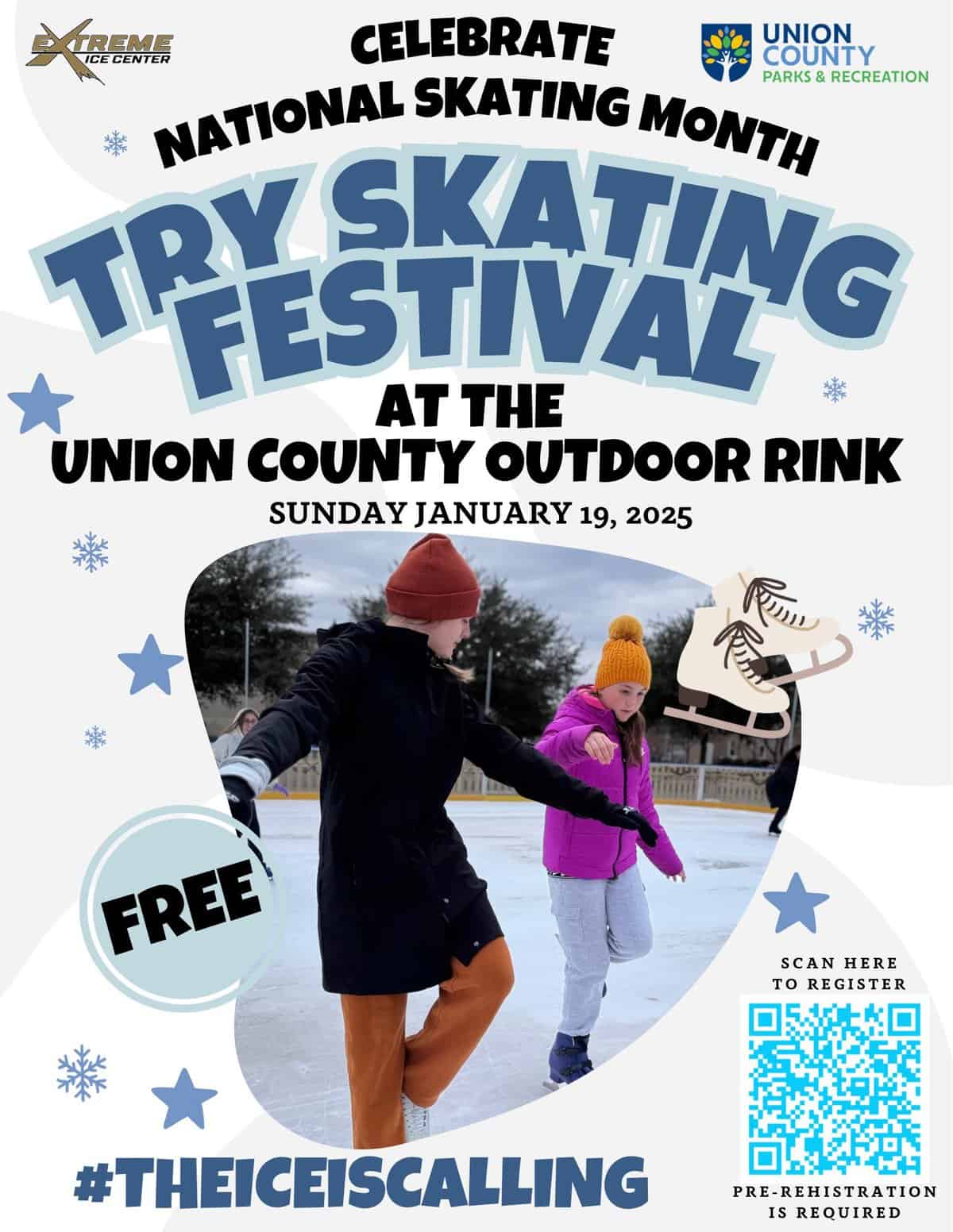 Free Ice Skating Lesson at Union County Ice Rink Jan. 19 (registration ...