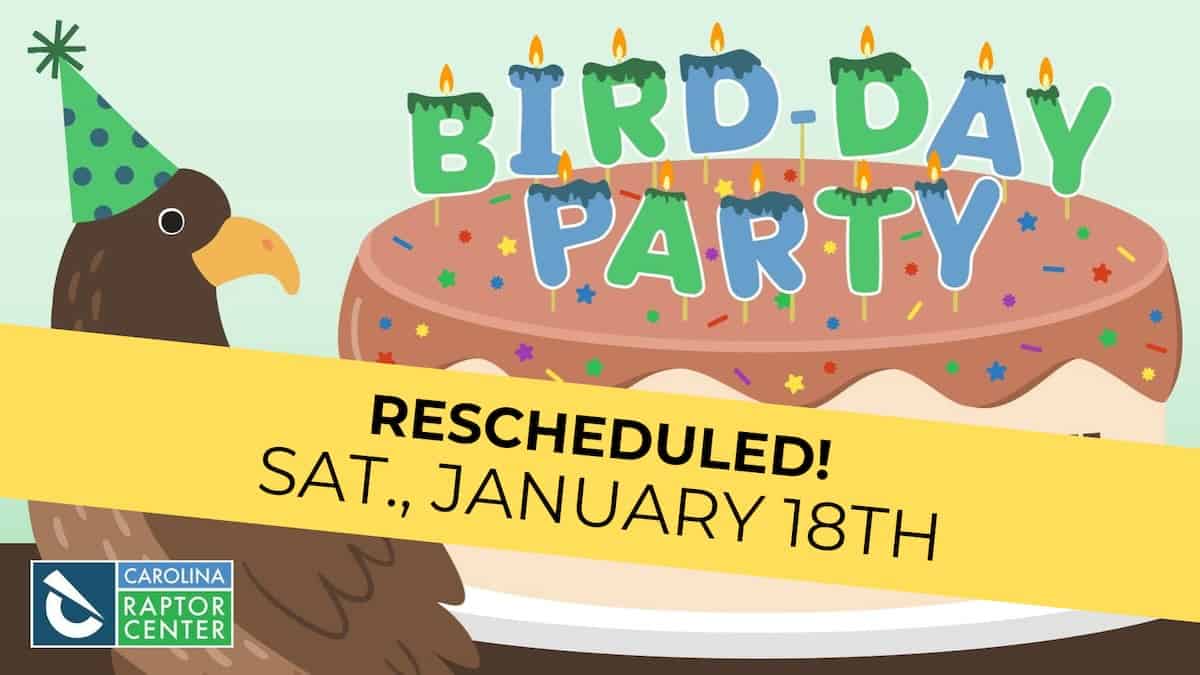 Bird-Day Party at Carolina Raptor Center Jan. 18 - Charlotte On The Cheap