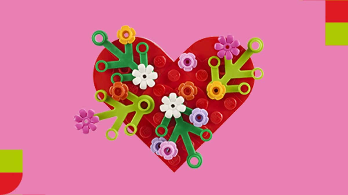 Build a LEGO Valentine's Day Heart for free and bring it home with you ...