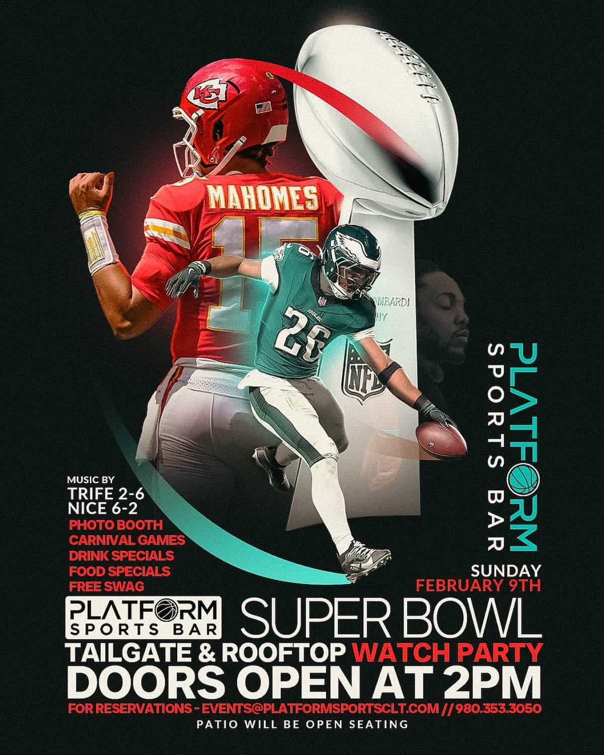 Platform Sports Bar's Super Bowl Party: Photo booth, games, more ...
