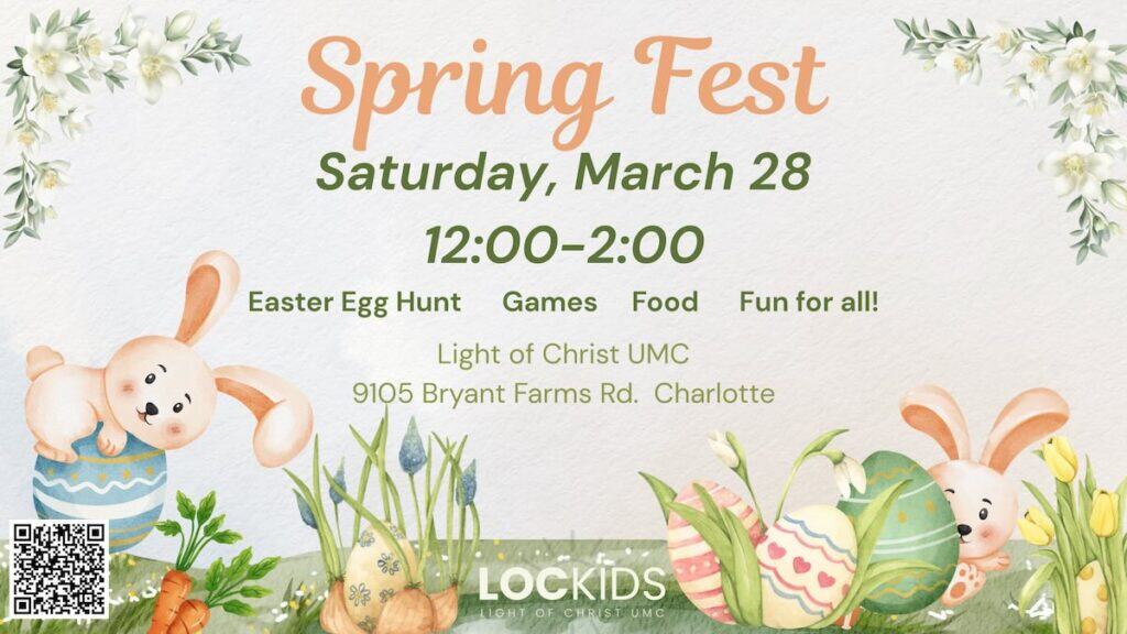 Spring Fest and Egg Hunt at Light of Christ United Methodist Church ...