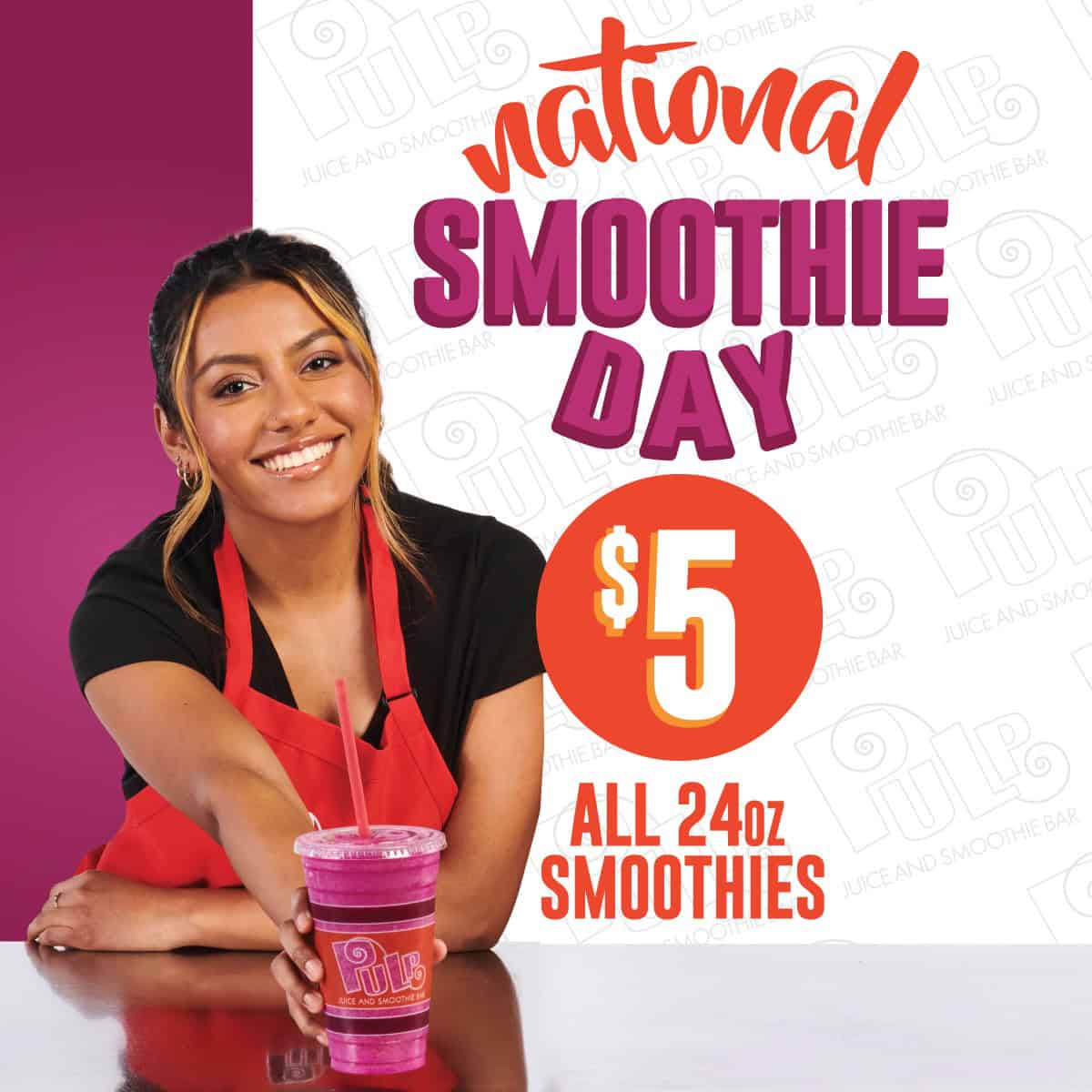 Free (and discount) smoothies for National Smoothie Day and the start ...