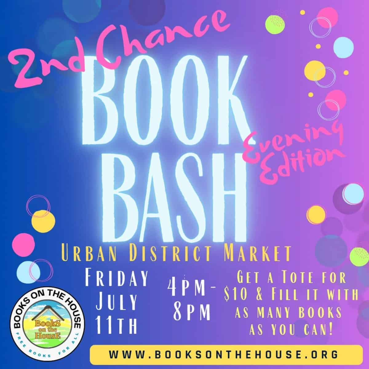 Second Chance Book Bash at Urban District Market July 11 - Charlotte On ...