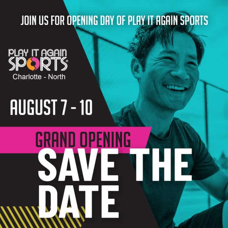 Grand Opening of Play It Again Sports Charlotte North - get a free gift ...