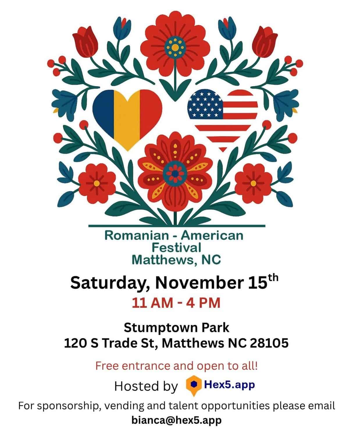 The first Romanian-American Festival in Matthews Nov. 15 - Charlotte On ...