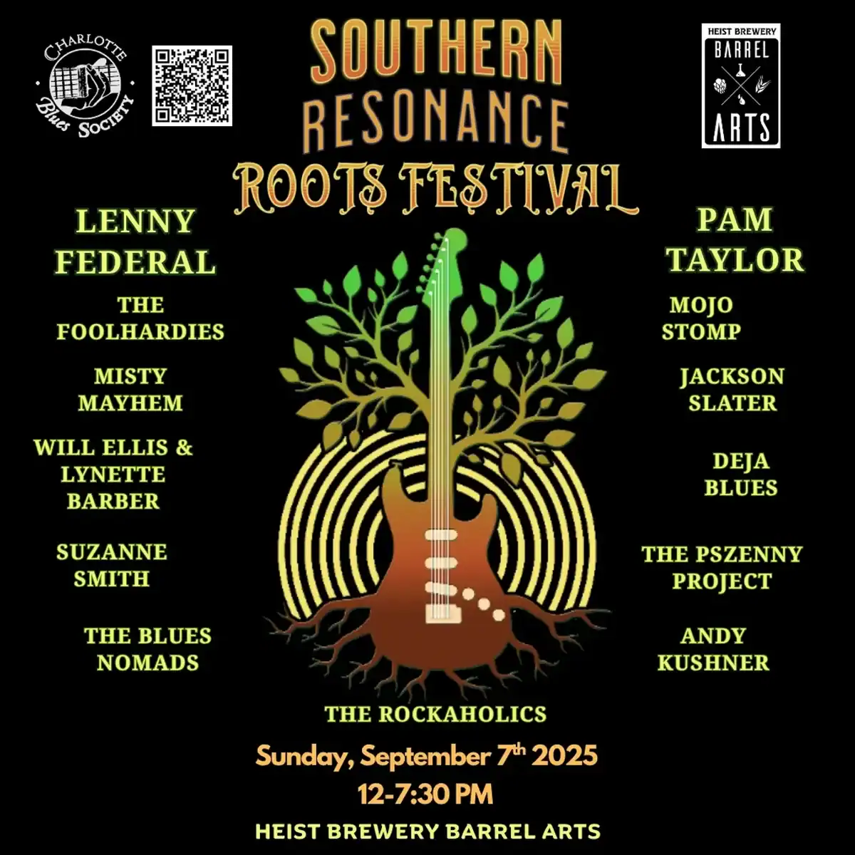 Southern Resonance Roots Festival Sep. 7: American Blues and Roots ...