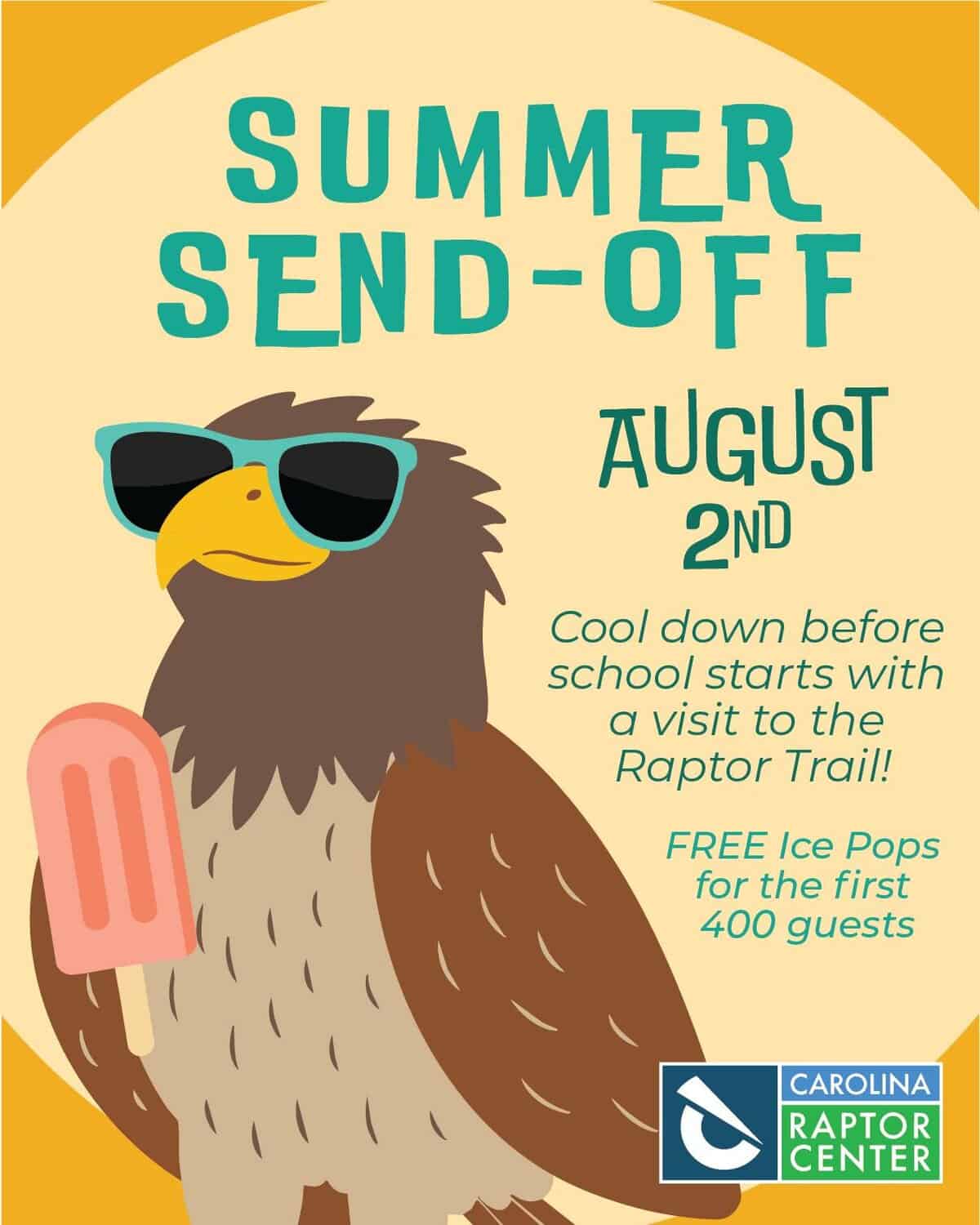 Summer Send-Off at Carolina Raptor Center Aug. 2: Free admission for ...