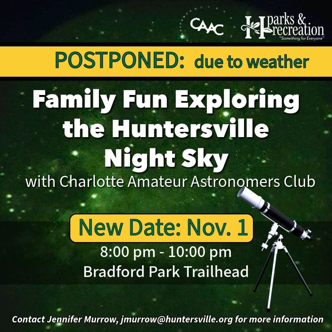 Explore the night sky in Huntersville with the Charlotte Amateur ...