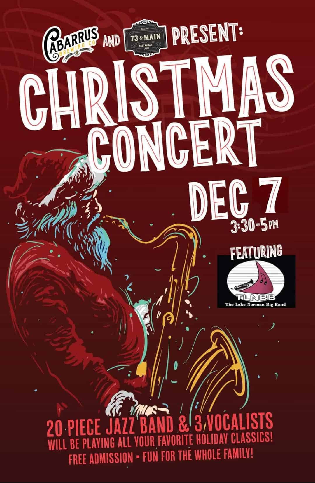 Lake Norman Big Band's Jazzy Christmas Concert in Mooresville ...