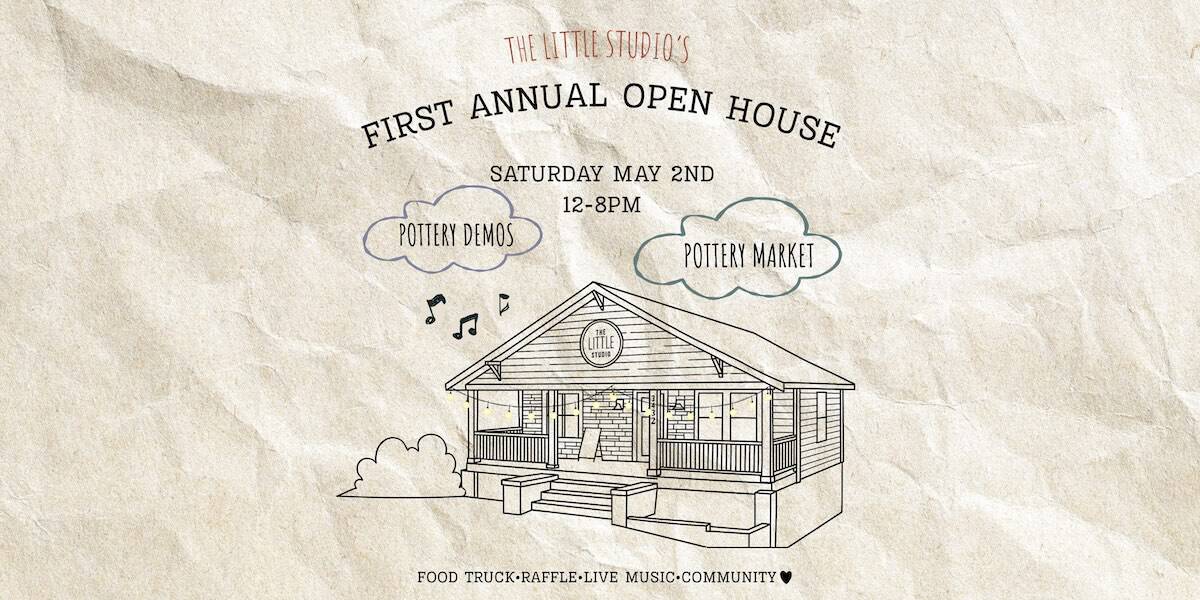 Open House at Little Studio May 2: demos, pottery market, more ...