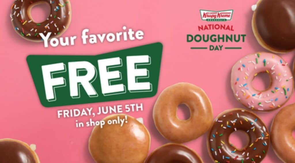 National Donut Day 2026 - where to get free & discount donuts June 5 ...